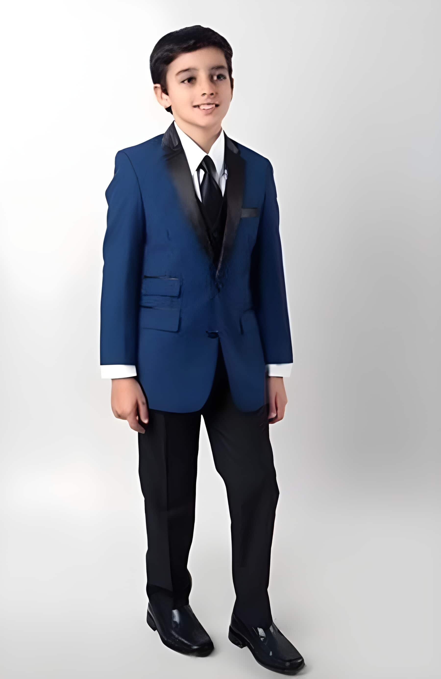 4 piece Children Kids Boys Slim fit style Prom ~ Wedding Groomsmen Tux