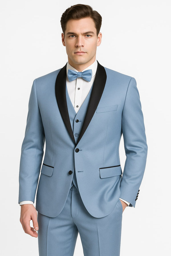 Mens Baby Blue Suits