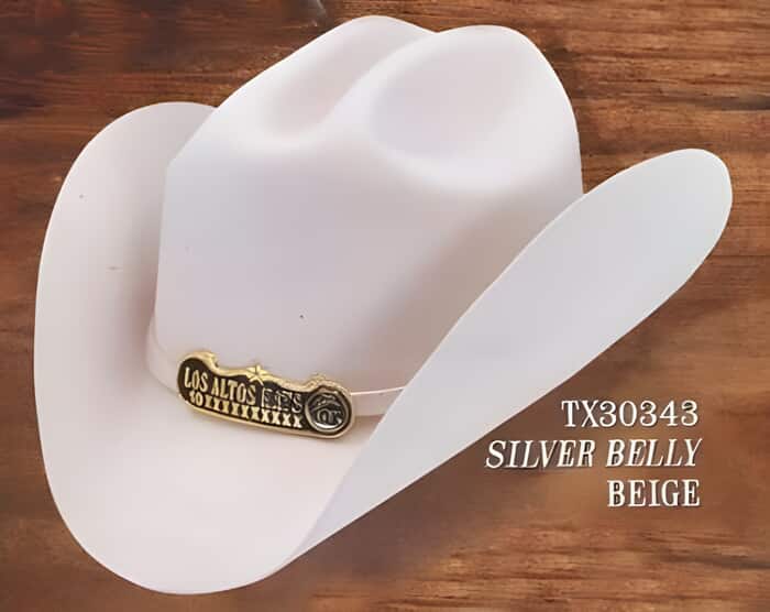 Duranguense Style Western Hat 10X Felt Hats By Authentic Los altos Sil