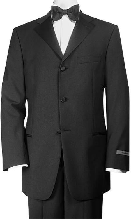 Designer 3 Button Super 110's Light Weight Soft Poly~Rayon Tuxedo Jack