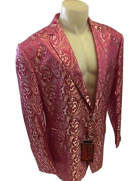Alberto Nardoni Brand Pink Fuchsia Men's Blazer (Wholesale price $95