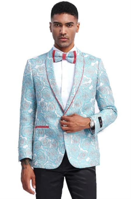 Light Blue Tuxedo - Baby Blue Tuxedo Wedding Tuxeod Suit