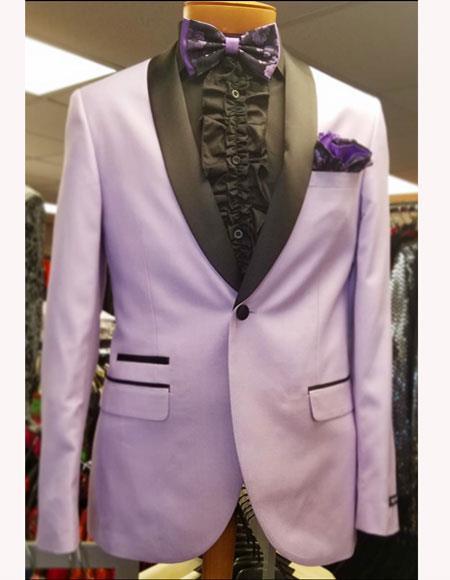 Mens Lavender Tuxedo