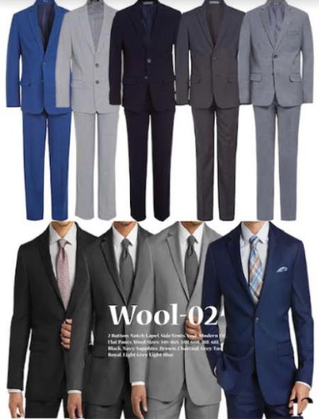 Package Of 4 Business Suits (We Pick Color Baised Of Availability) $39