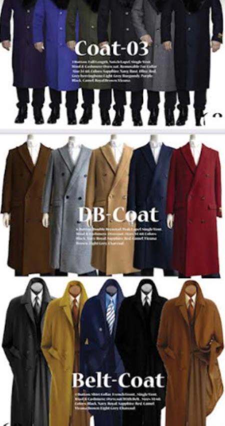 Package Of 4 Overcoats (We Pick Color Baised Of Availability) $439 - 4