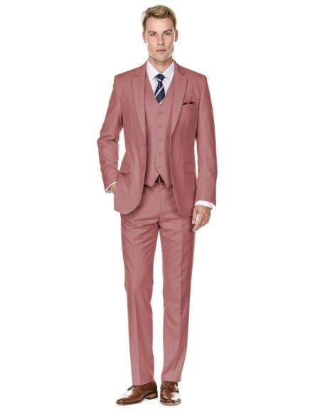 Retro Paris Suits - Retro Paris - Retro Mens Blush Suits - Style "Same