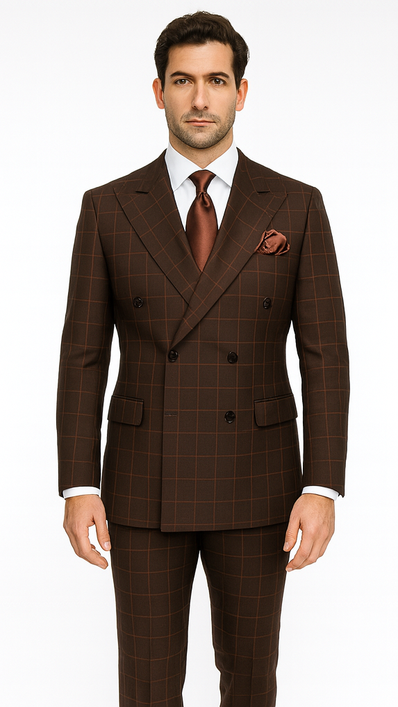 Men’s Rossi Man Milano RM1848 – Slim Fit Stylish Suit - Modern Formalw