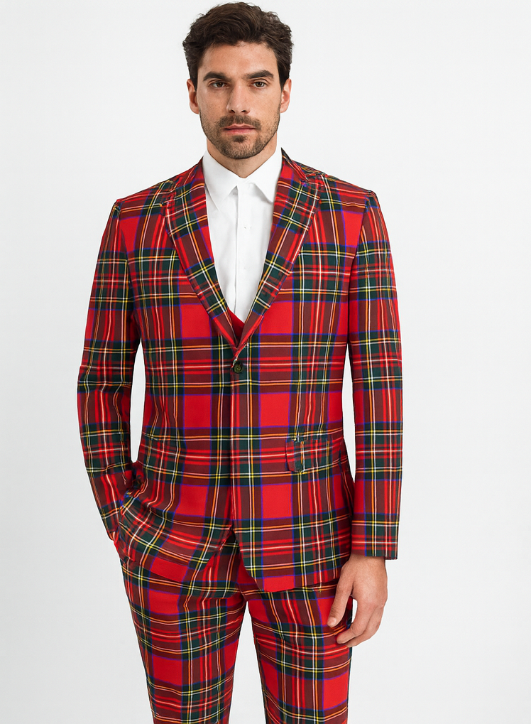 Men's Red Christmas Party Blazer