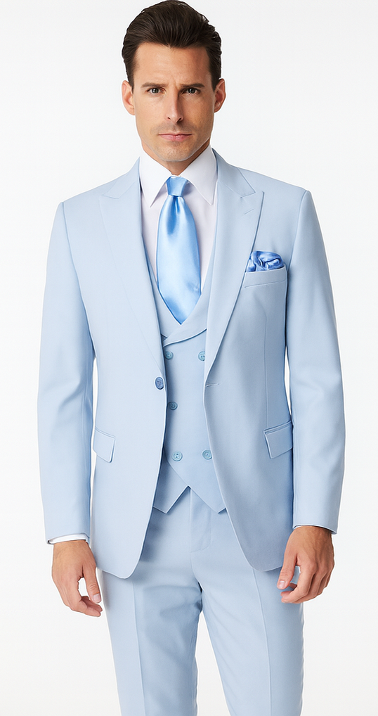 Rossi Man Paul RM1395 – Men’s Classic Tailored Suit - Elegant Formalwe