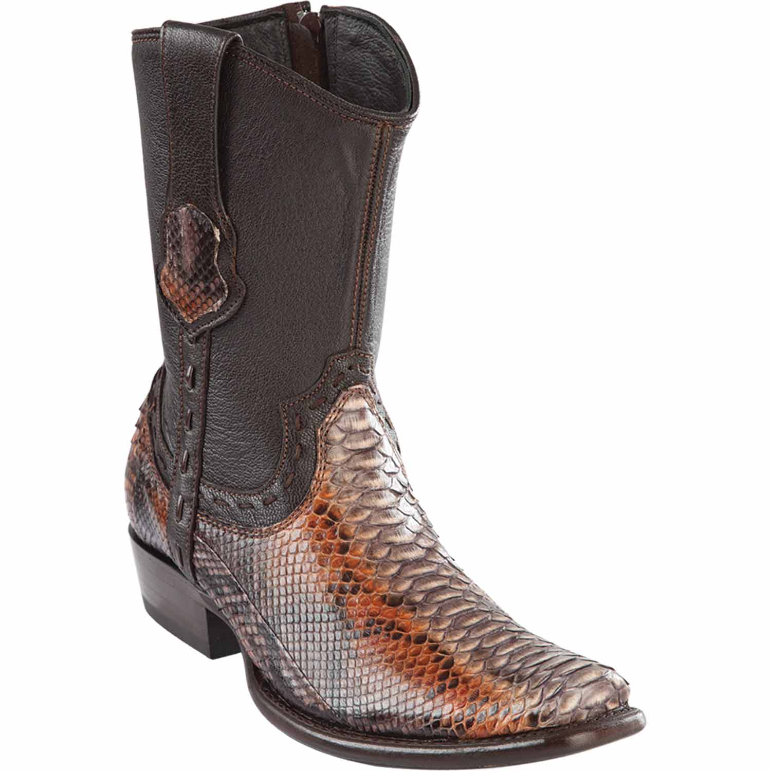 Men's Wild West Python Short Boots 279B57 MensItaly